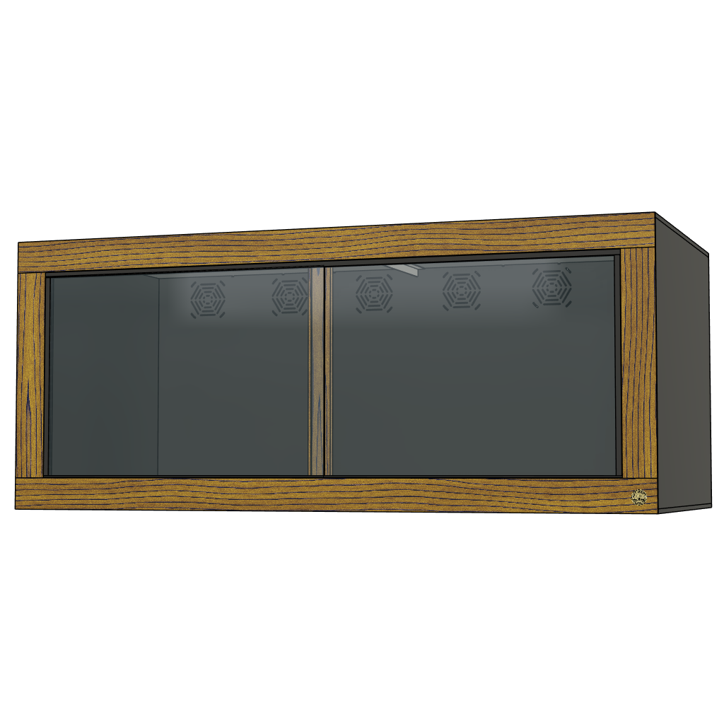 6'x3'x2.5' | Custom HDPE-PVC Reptile Enclosure | Luxury Reptile Cage ...