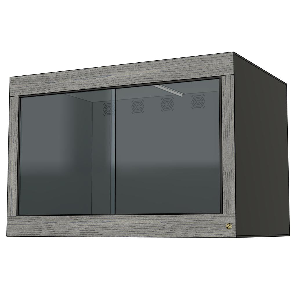 6'x4'x4' |Custom HDPE-PVC Reptile Enclosure | Luxury Reptile Cage ...